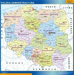 Poland wall map | Largest maps of the world. Our big collection