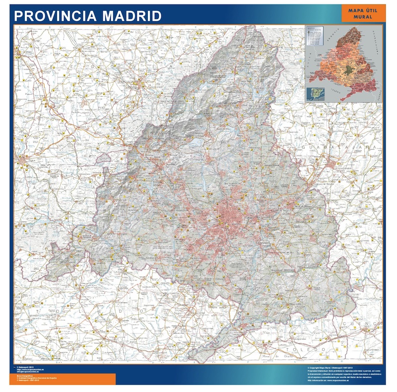 Madrid Maps | Largest maps of the world. Our big collection